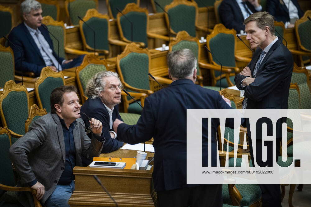 Jens Rohde KD, Henrik Dahl LA, Claus Hjort Frederiksen V and Kristian ...