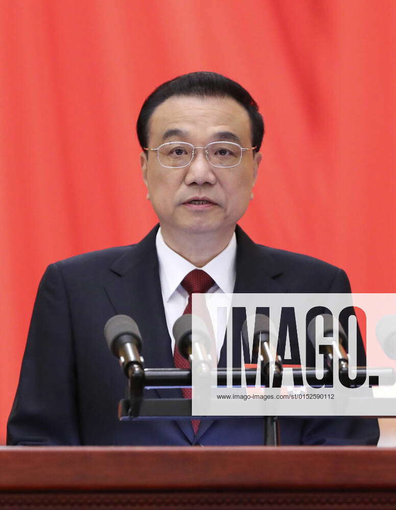 220305 Beijing March 5 2022 Chinese Premier Li Keqiang