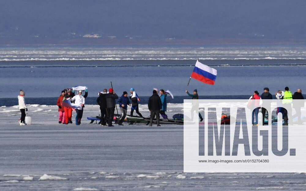 Russia SUP Surfing 8138975 12.03.2022 Stand up paddle boarders take ...