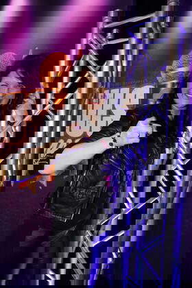 Jasmin Weber aka Jazzmin at the MusicMatch Die Hitcharts at MyTVplus in ...