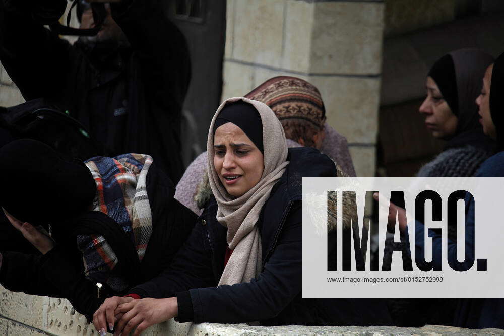 March 15 2022 Nablus West Bank Palestine Relatives Of 16 Year Old