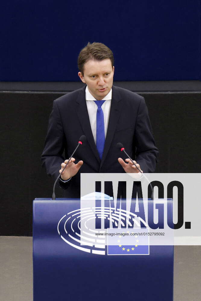 Siegfried Muresan in the plenary hall of the European Parliament Strasbourg