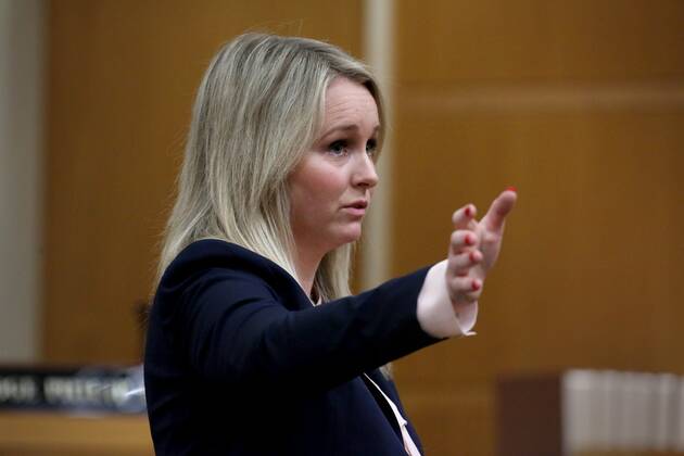 April 5, 2022, TAMPA, Florida, USA: Assistant State Attorney Elizabeth ...