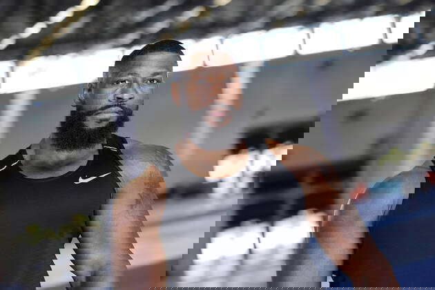 Bodybuilder Edgard John Augustin at the Leading International Trade ...