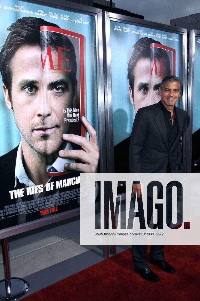 George Clooney at the The Ides Of March Los Angeles Premiere, Academy ...