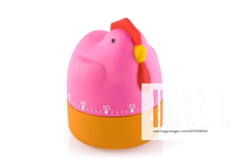 Funny chicken shaped egg timer, isolated on white. , 1253819, egg-timer ...