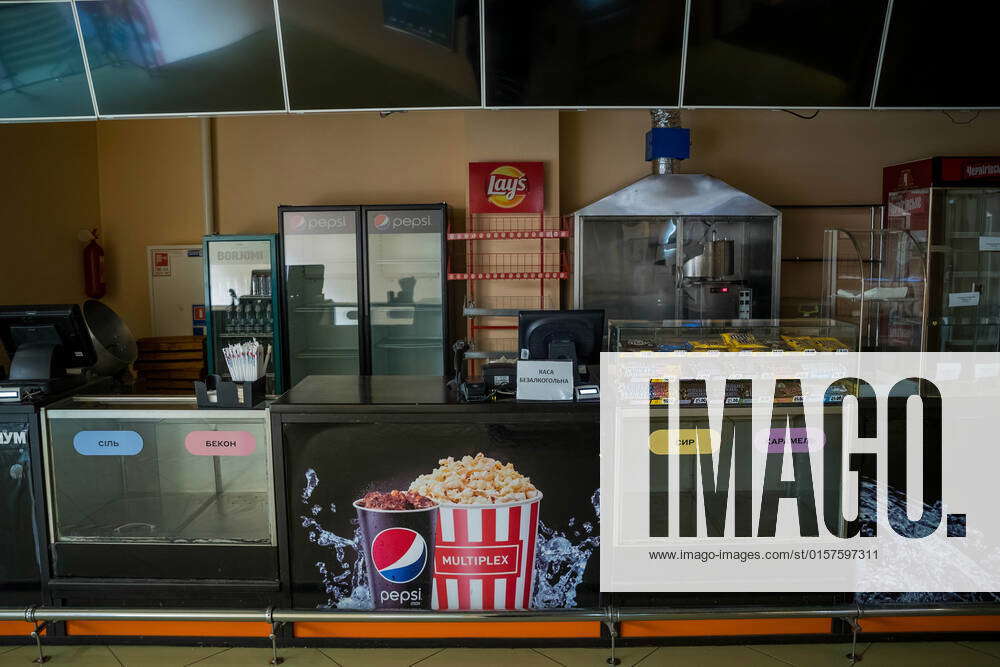 View of a popcorn stand in Kiev, Ukraine, 29 April 2022. The cultural ...