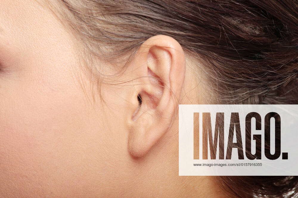 A close-up portrait of a female ear, model released, 1974589, anatomy ...