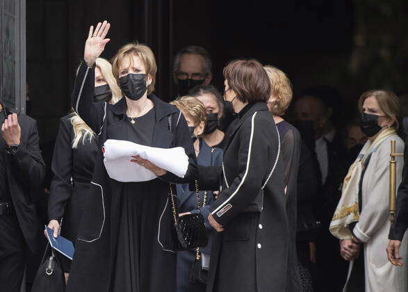 May 3, 2022, Montreal, PQ, Canada: Lise Lafleur, wife of hockey legend ...