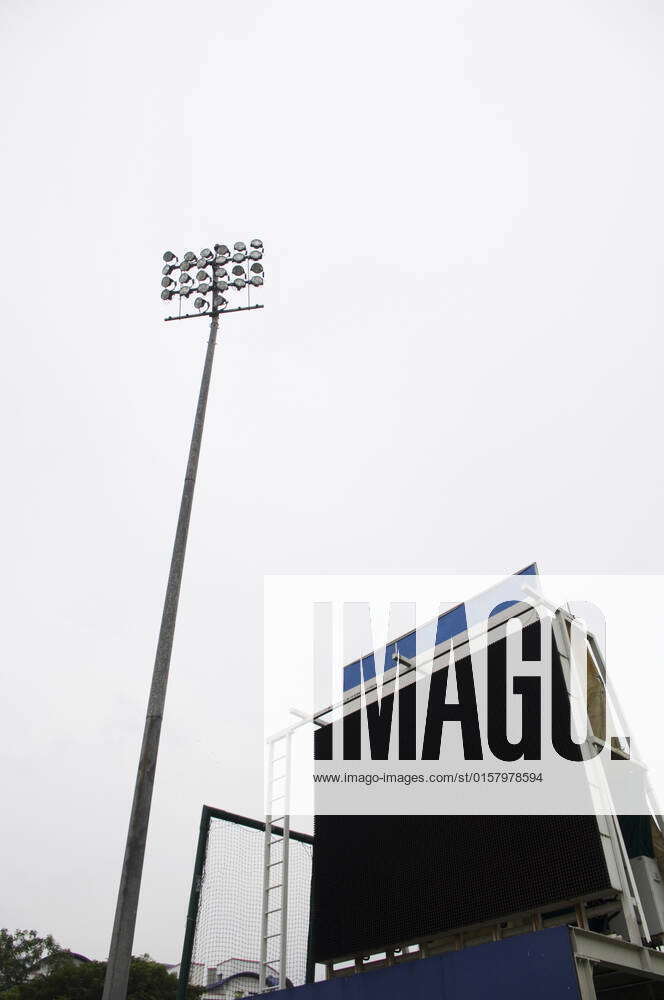 Scoreboard in a stadium with a tall floodlight, 2473601, spot, game ...
