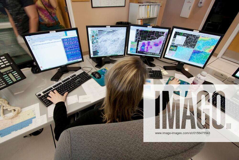 Meteorologist At Work