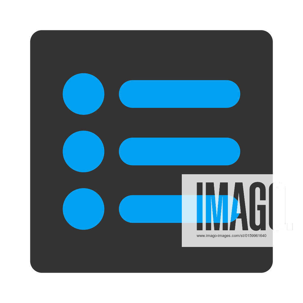 Items icon from Primitive Buttons OverColor Set. This rounded square ...