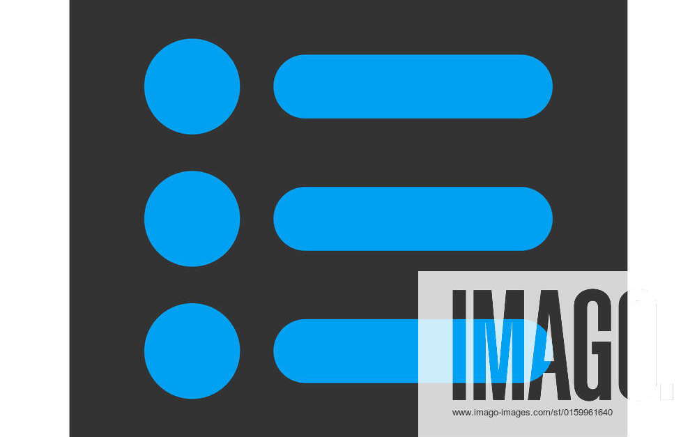 Items icon from Primitive Buttons OverColor Set. This rounded square ...