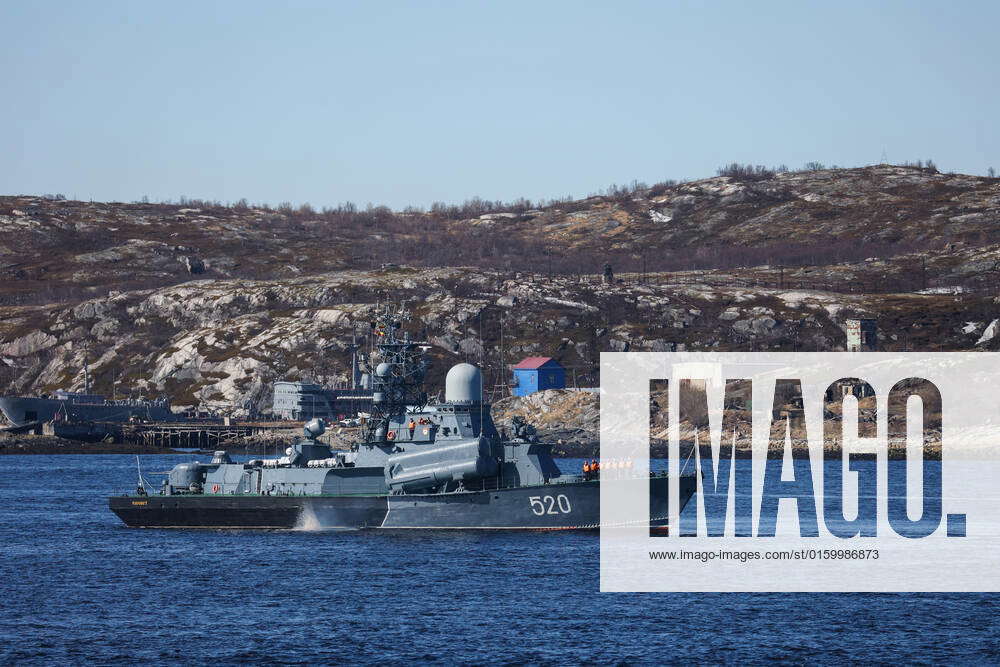 Russia Kumzha Naval Exercise 8200937 26.05.2022 Warships take part in ...