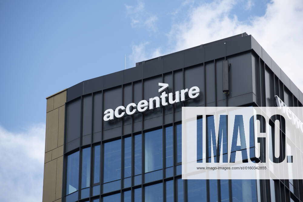 May 31, 2022, Warsaw, Warsaw, Poland: Accenture signage is seen on May ...