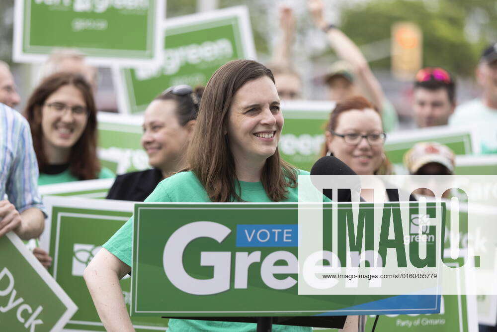 June 1, 2022, London, Ontario, Canada: Green Party candidate Carol Dyck ...