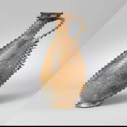 Glass jug mid-1st century A.D. Roman Colorless with pale blue green ...