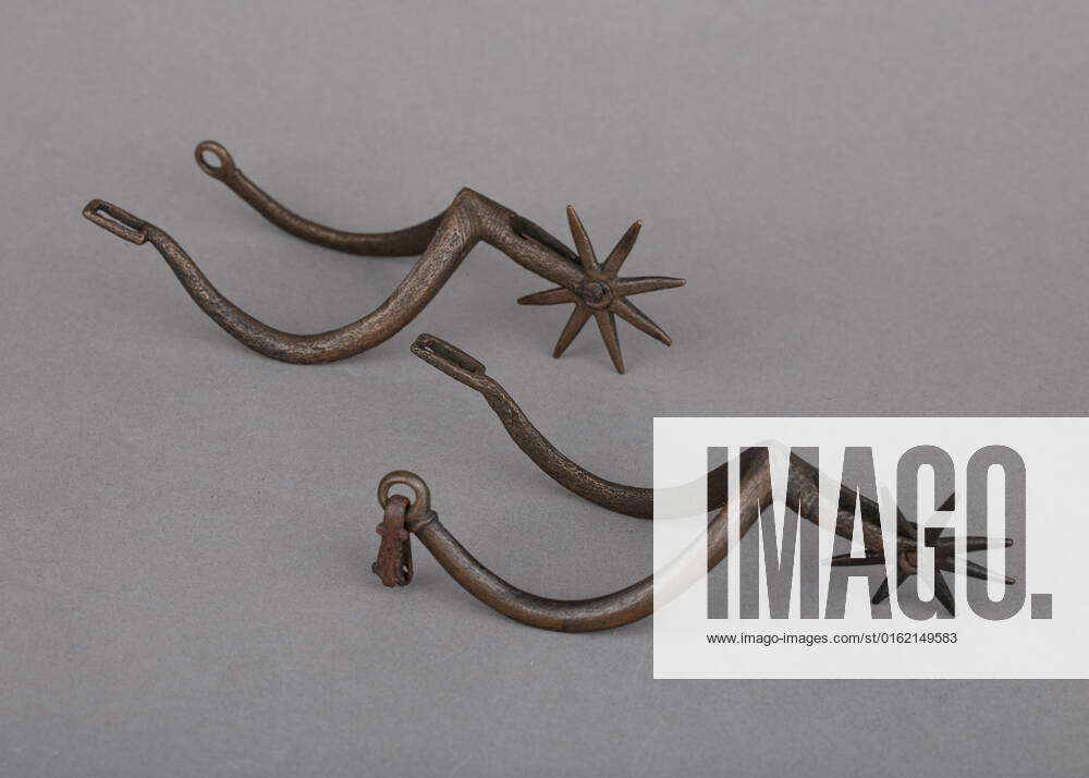 Pair of Rowel Spurs late 13th - first half 14th century possibly French ...