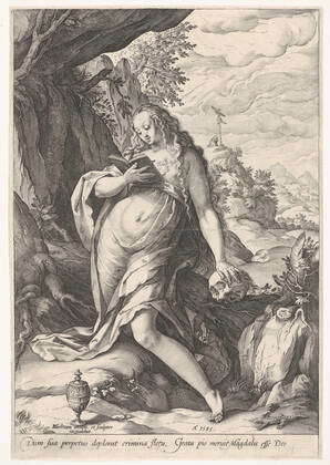 Saint Mary Magdalen Penitent 1585 Hendrick Goltzius Netherlandish ...