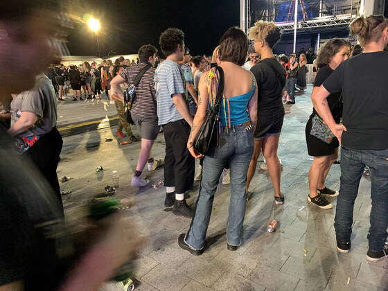 New York, NY, USA: Riot Grrrl rock band who met at Evergreen State ...