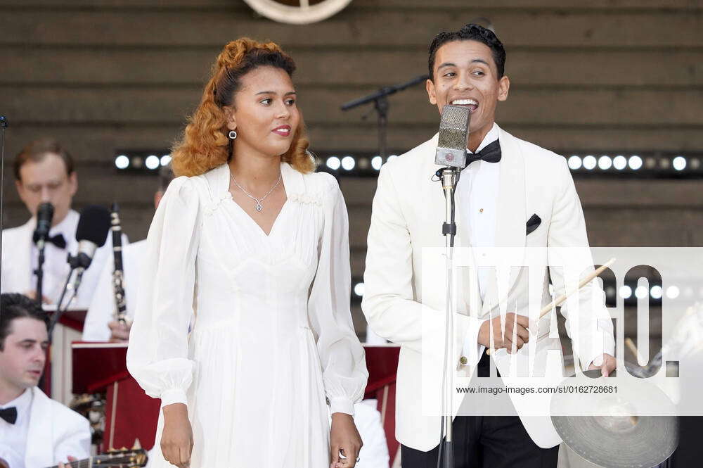 Rachel Hermlin und David Hermlin mit dem Andrej Hermlin and his Swing ...