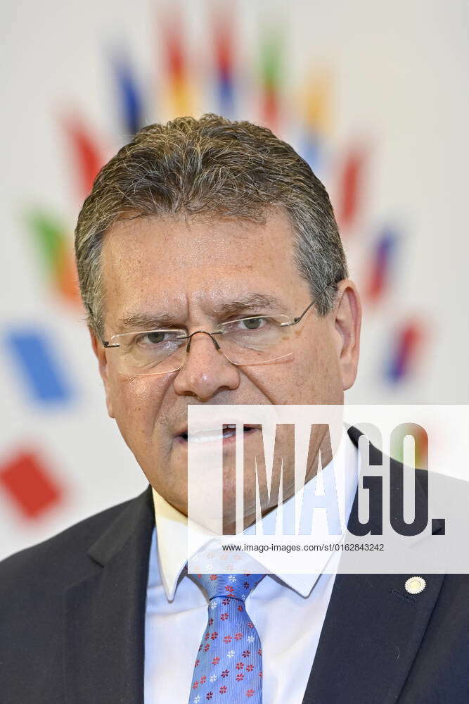 Vice-President of European Commission Maros Sefcovic attends the ...