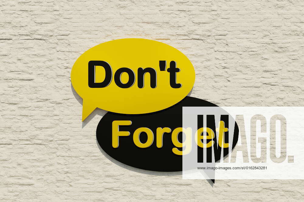 Thought Bubble I Am Forgetting Something