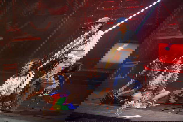 Aries in concert during Aries, Italian singer Music Concert in Pistoia ...