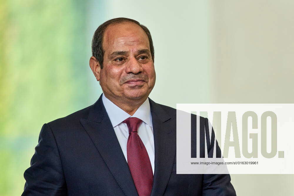 President Abd al Fattah as Sisi Al sisi at a press conference on the ...