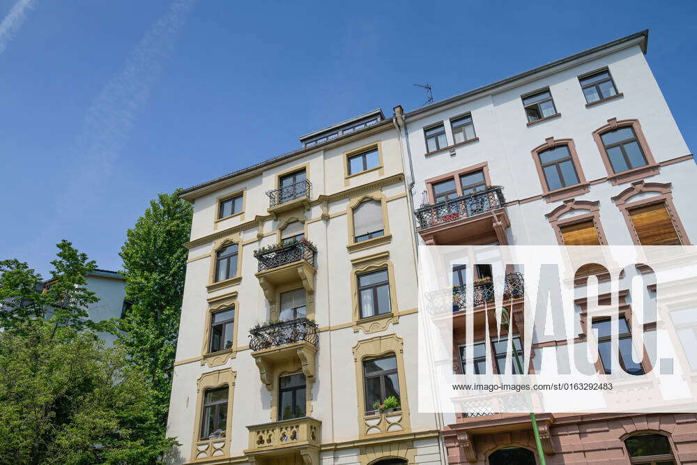Old buildings, facades, Robert Mayer Straße, Westend, Frankfurt am Main ...