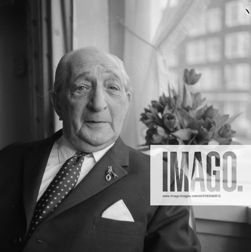 Anefo photo collection. Johan Boskamp 75 years (portrait). January