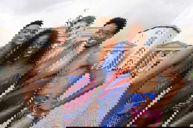 Brandon Gray, April Watson, Jillian Davis and Addison Ector from ...