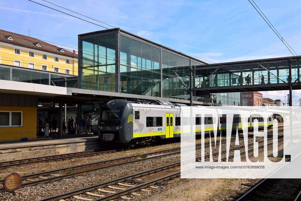 Regensburg main station Agilis train at main