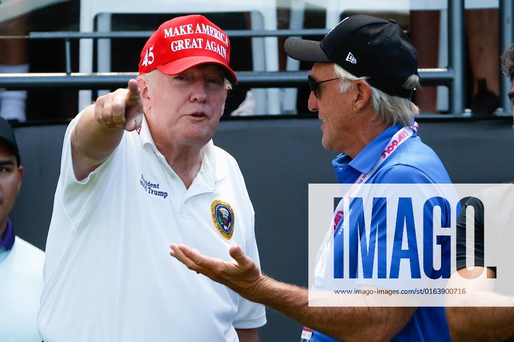 Bedminster Nj July 30 Former President Donald Trump And Liv Golf