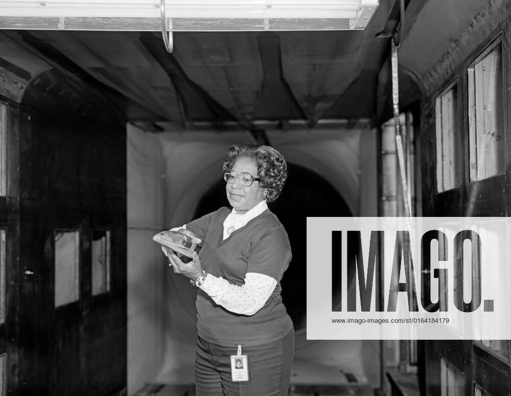 Mary Jackson With Model at NASA Langley. In 1958 Mary Jackson became ...