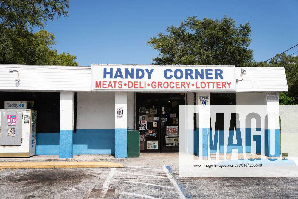 Largo, Florida, USA: The Handy Corner butcher shop, at the property ...