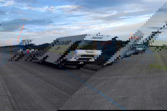 CAPE CANAVERAL, Fla. As clouds begin to gather over the Shuttle Landing ...