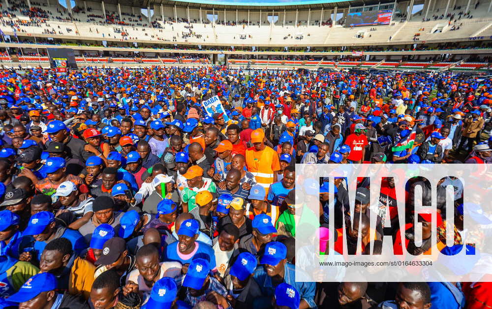 August 6, 2022, NAIROBI, KENYA: The Azimio la Umoja Kenya Kwanza supporters gather together during