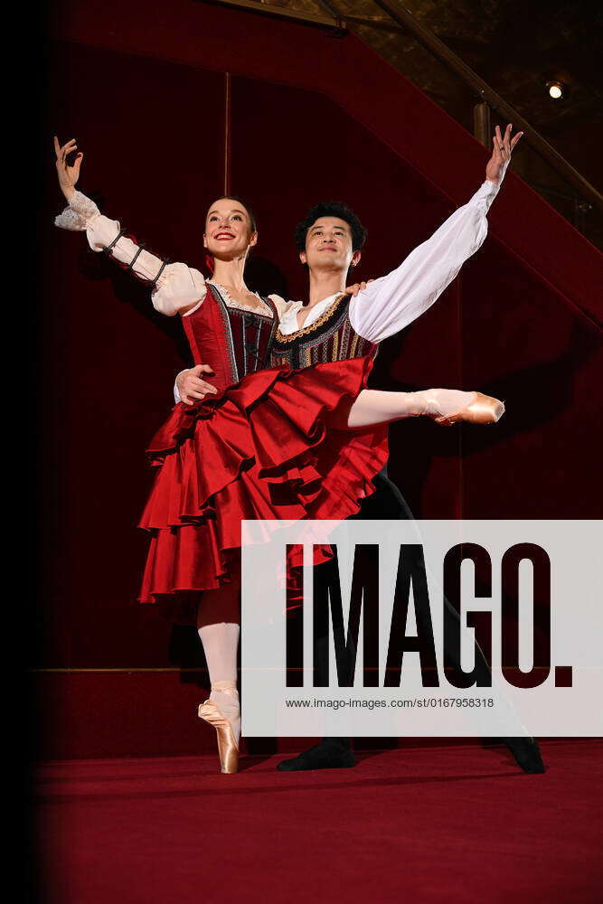 AUSTRALIAN BALLET SEASON LAUNCH, Ballet dancers Chengwu Guo (right) and ...