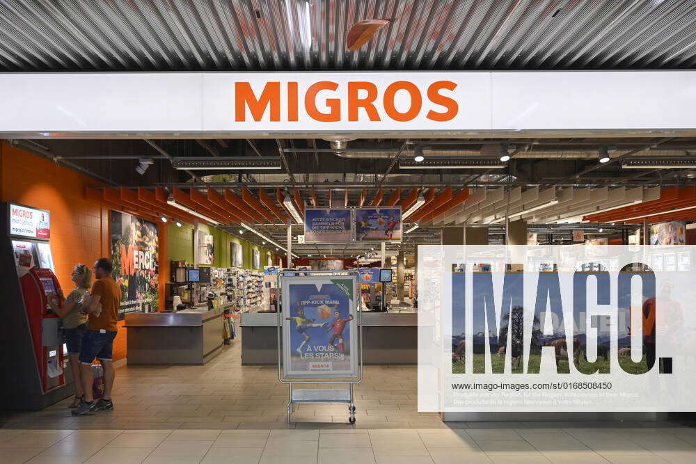 Migros entrance, Switzerland