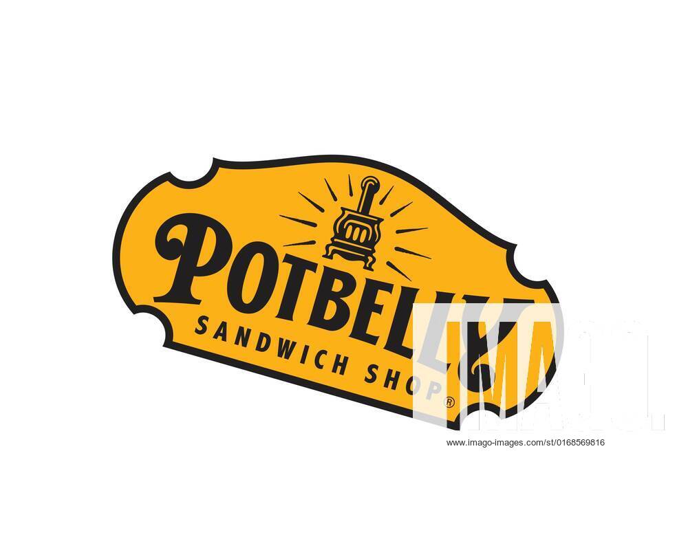potbelly Sandwich Shop, Twisted Logo, White Background B