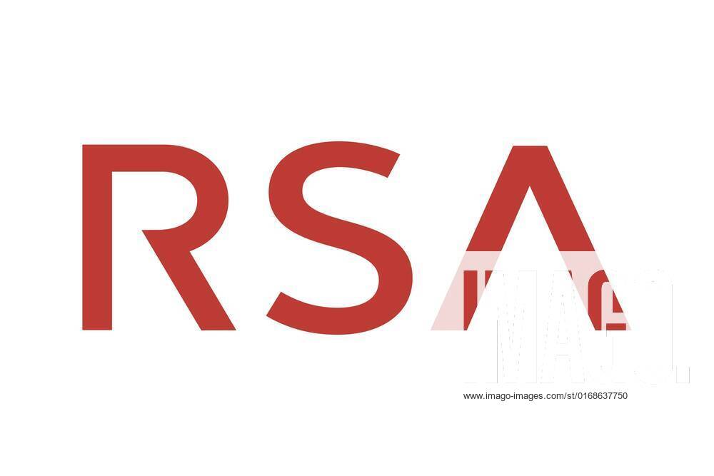 RSA security Logo, White Background