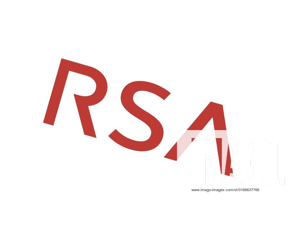 RSA security Twisted Logo, White Background