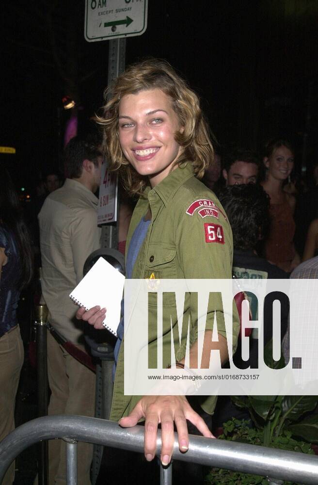 Milla Jovovich at the launch party for the new Nintendo Game Cube ...