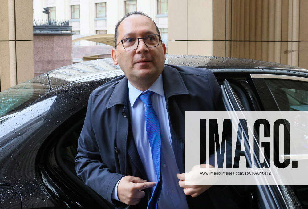 MOSCOW, RUSSIA - : Colombia s Ambassador to Russia Hector Arenas Neira ...