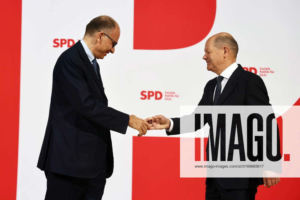 Leader of Partito Democratico Enrico Letta meets German Chancellor ...