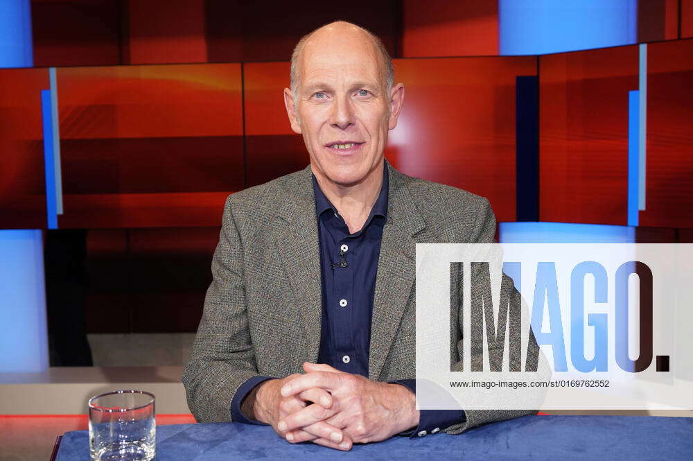 James Hawes in the ARD talk show hart aber fair in the studio Adlershof ...