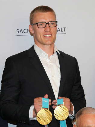 Deutscher Bobsportler Anschieber Thorsten Margis SV Halle Olympiasieger ...