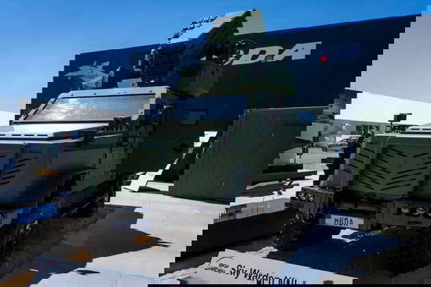 Sky Warden NNbS - Small Anti Drone Missile System on Enok by MBDA. ILA ...