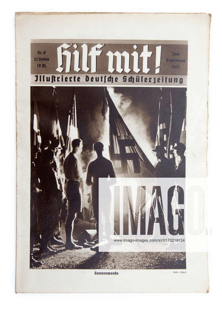 Nazi-German Propaganda, pupil magazine Help or Hilf mit, 1934, Nazi ...